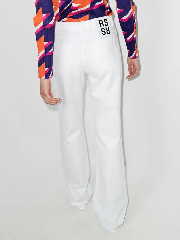 Raf Simons Flared High-waisted Jeans