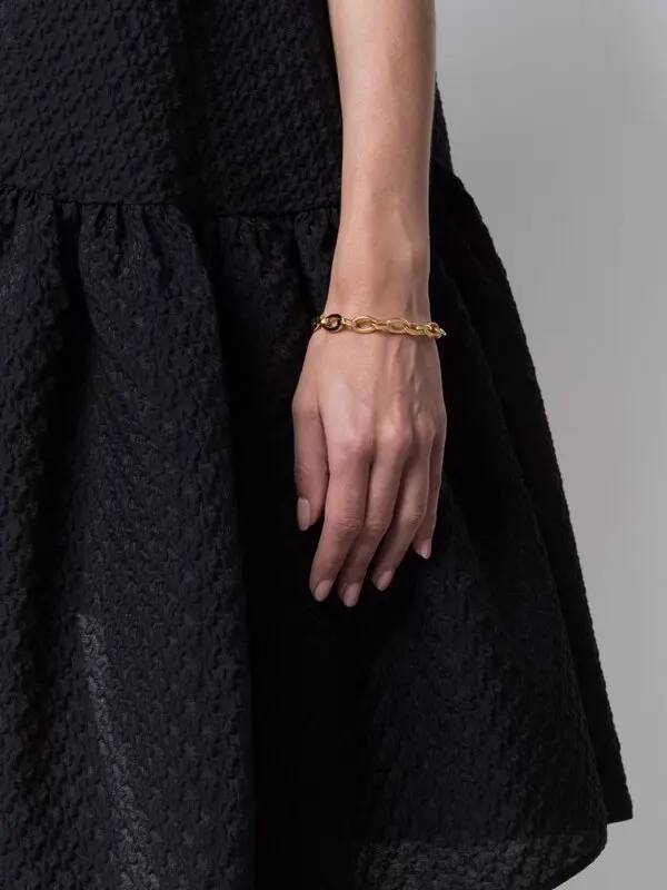 MISSOMA Graduate Oval Chain Bracelet - Gold