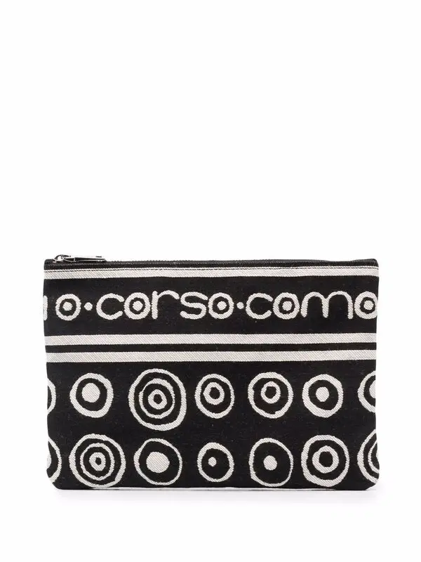 10 CORSO COMO Logo Zipped Clutch