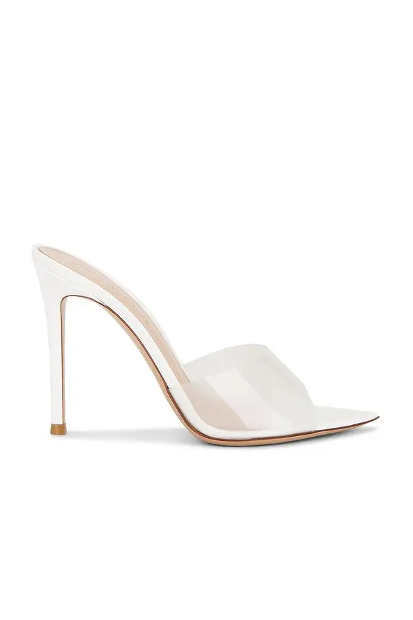 GIANVITO ROSSI Plexi Mules - Transparent White