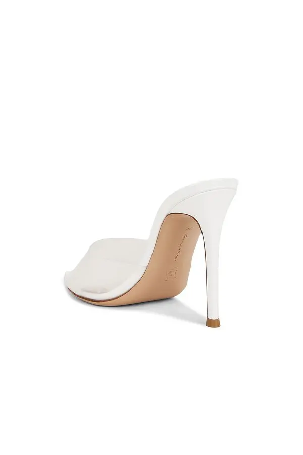 GIANVITO ROSSI Plexi Mules - Transparent White