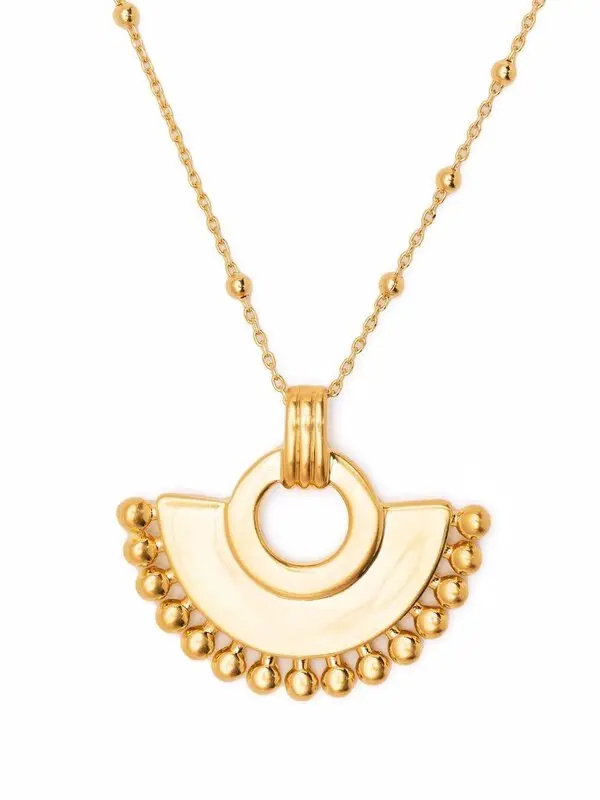 MISSOMA Zenyu Fan Pendant Necklace - Gold