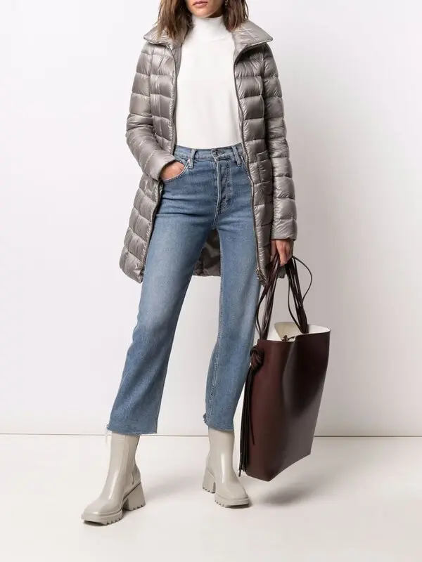 Herno Quilted Zipped Coat
