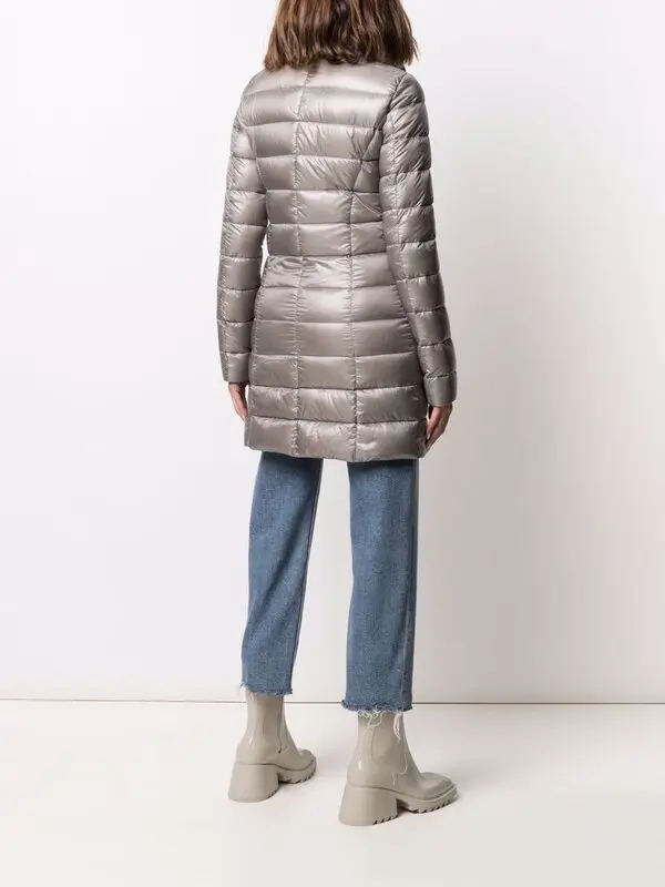 Herno Quilted Zipped Coat