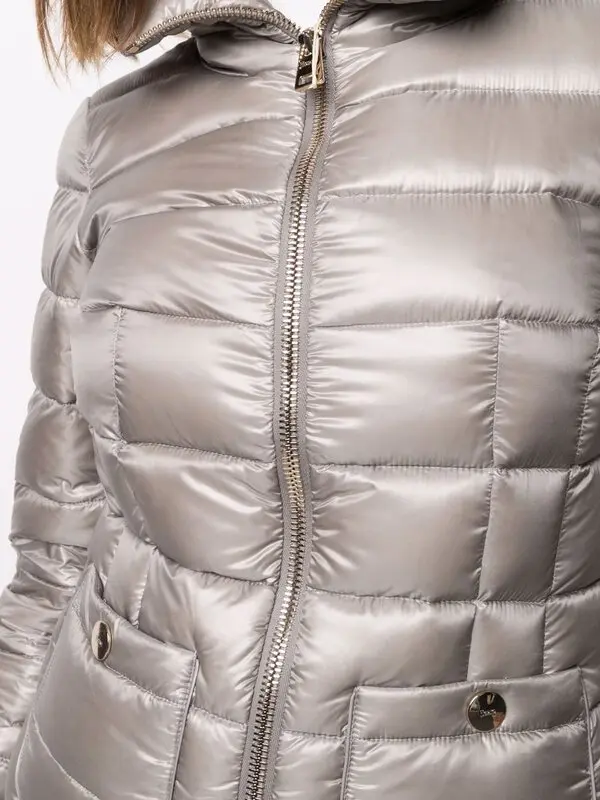 Herno Quilted Zipped Coat