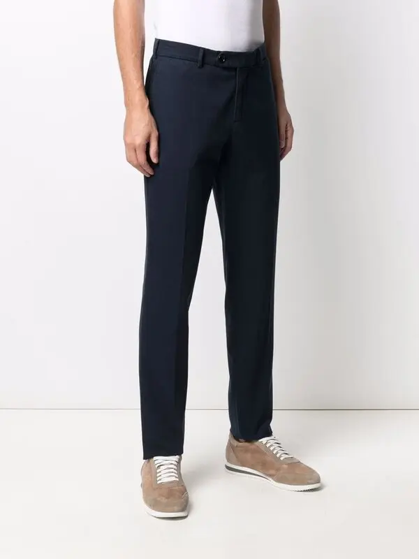 Brunello Cucinelli Mid-rise Slim Chinos - Blue
