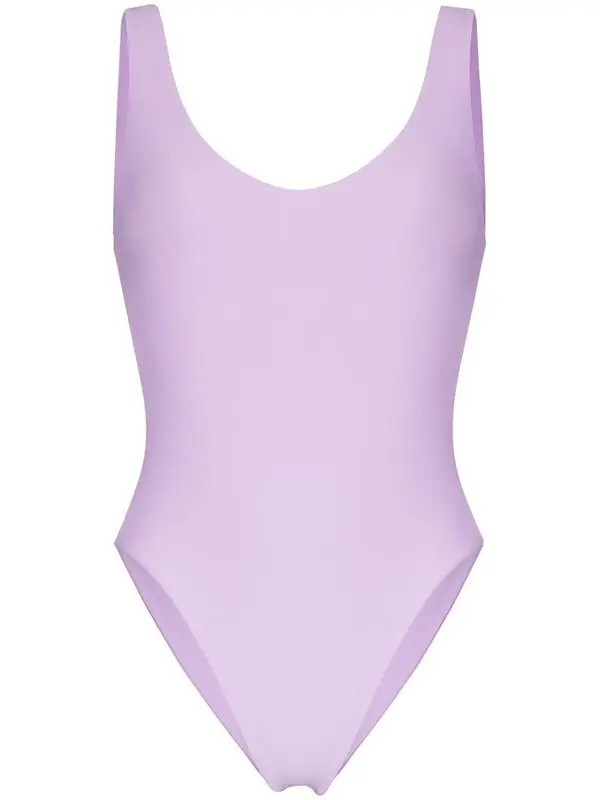 Jade Swim Contour Backless Swimsuit - Purple