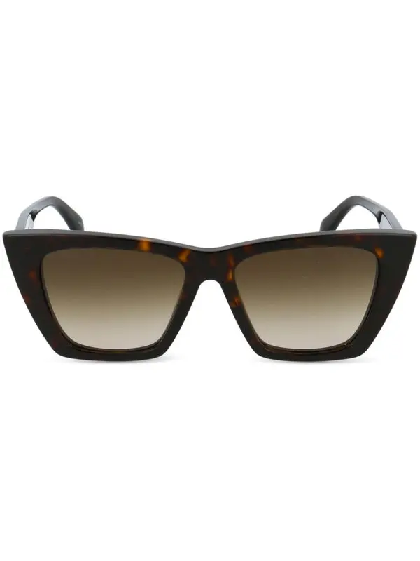 Alexander McQueen Cat-eye Sunglasses - Brown