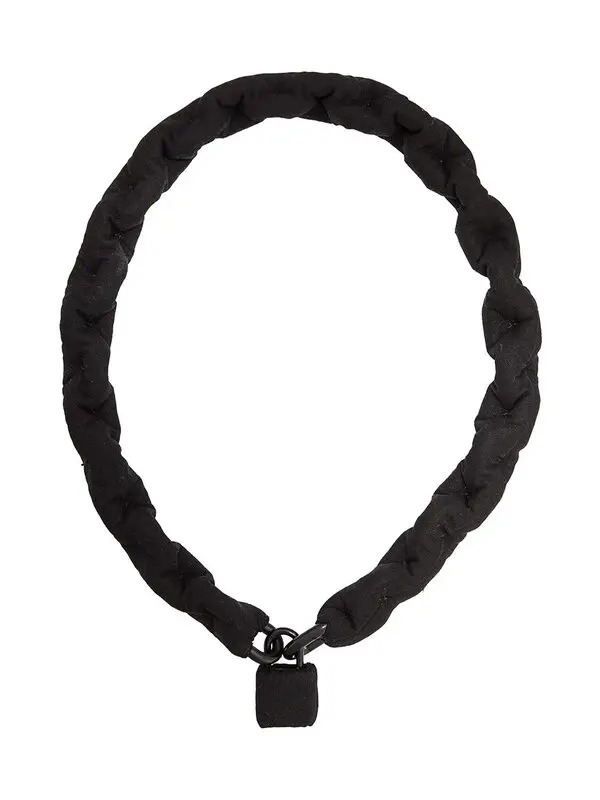 MAISON MARGIELA Padlock Necklace - Black