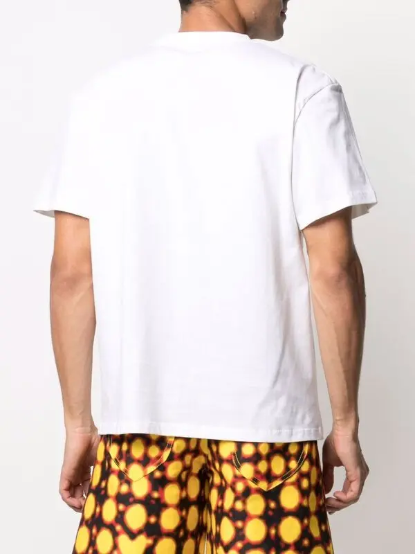 CHARLES JEFFREY Artwork Cotton T-shirt