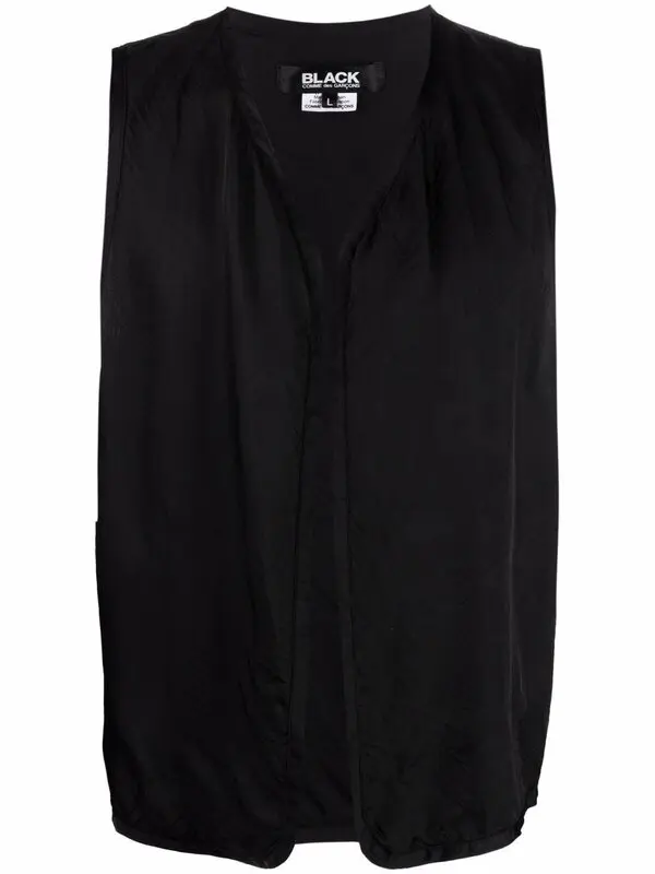 Comme Des Garçons Logo-embroidered Gilet