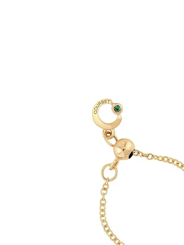 COURBET 18kt Recycled Yellow Laboratory-grown Diamond Adjustable Chain Ring - Gold