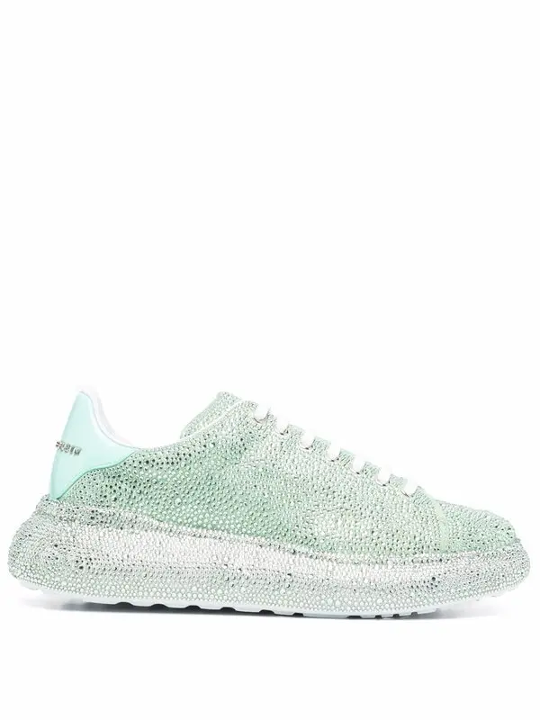 Philipp Plein Runner Crystal Low-top Sneakers - Green