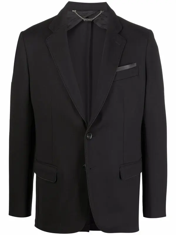 BILLIONAIRE Embossed-logo Single-breasted Blazer