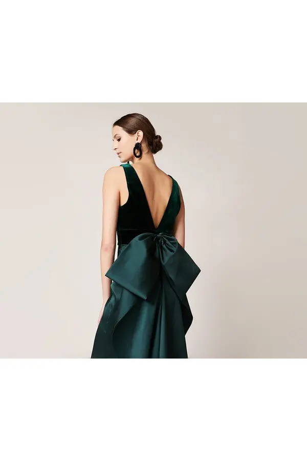 Sachin & Babi Topanga Gown Dark Final Sale In Green - 54% Off | Editorialist