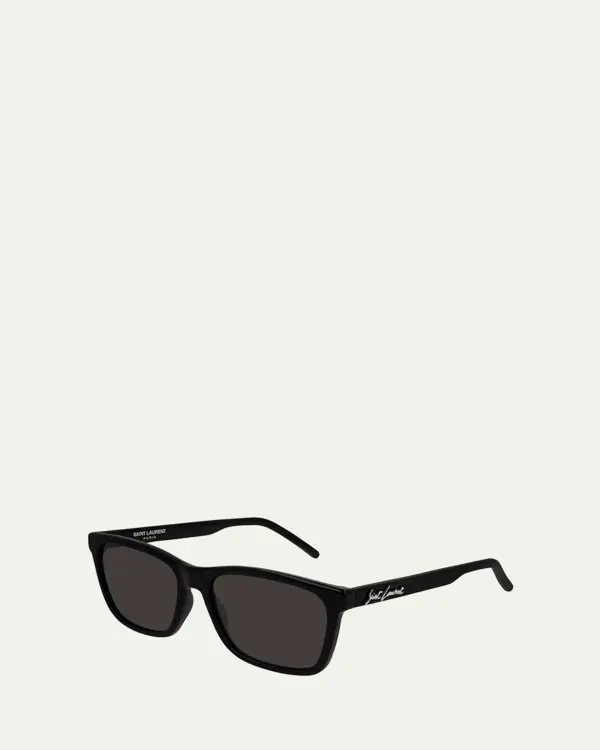 Saint Laurent Square Injection Sunglasses - Black