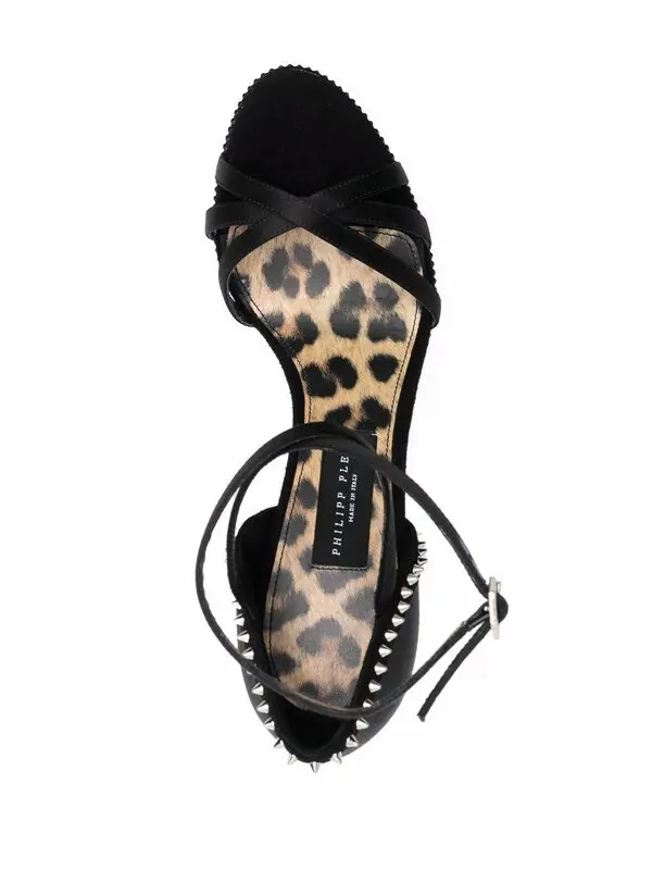 Philipp Plein Crystal-embellished Platform Sandals