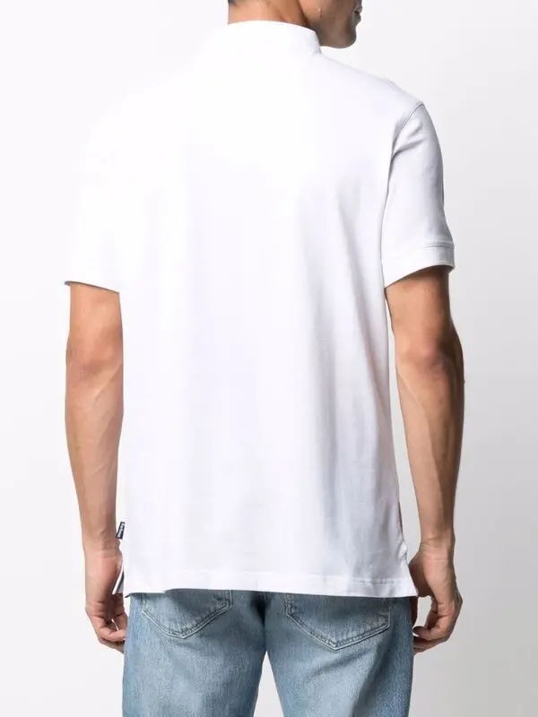 Barbour Checked Cotton Polo Shirt - White