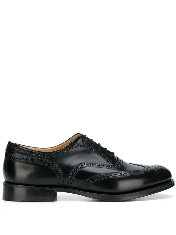 Church's Leather Oxford Brogues - Black