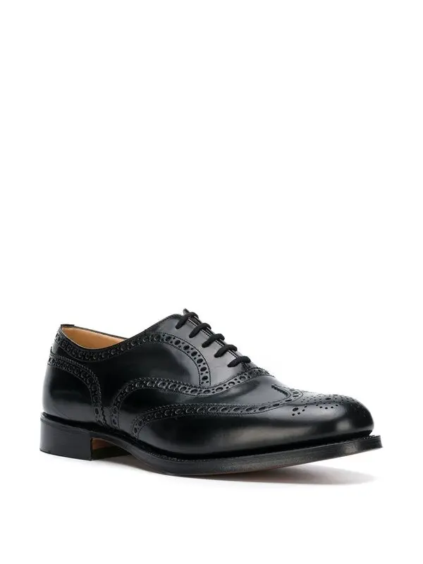 Church's Leather Oxford Brogues - Black
