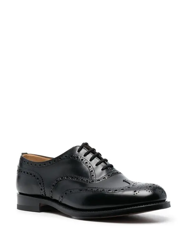 Church's Leather Oxford Brogues - Black