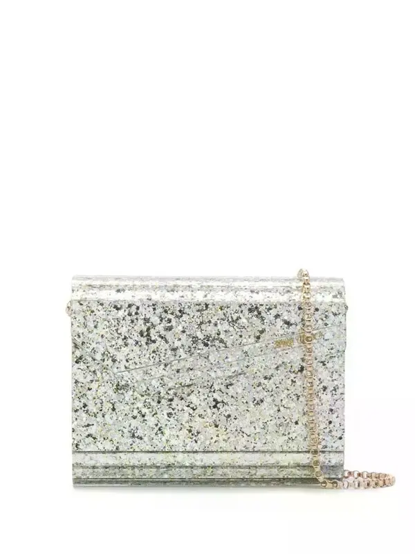 JIMMY CHOO Candy Clutch Bag - Grey
