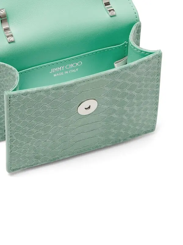 Jimmy Choo Mini Paris Mini Clutch Bag In Green - 37% Off