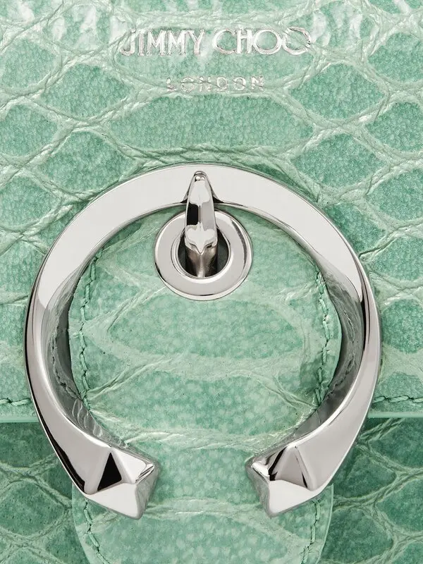 Jimmy Choo Mini Paris Mini Clutch Bag In Green - 37% Off