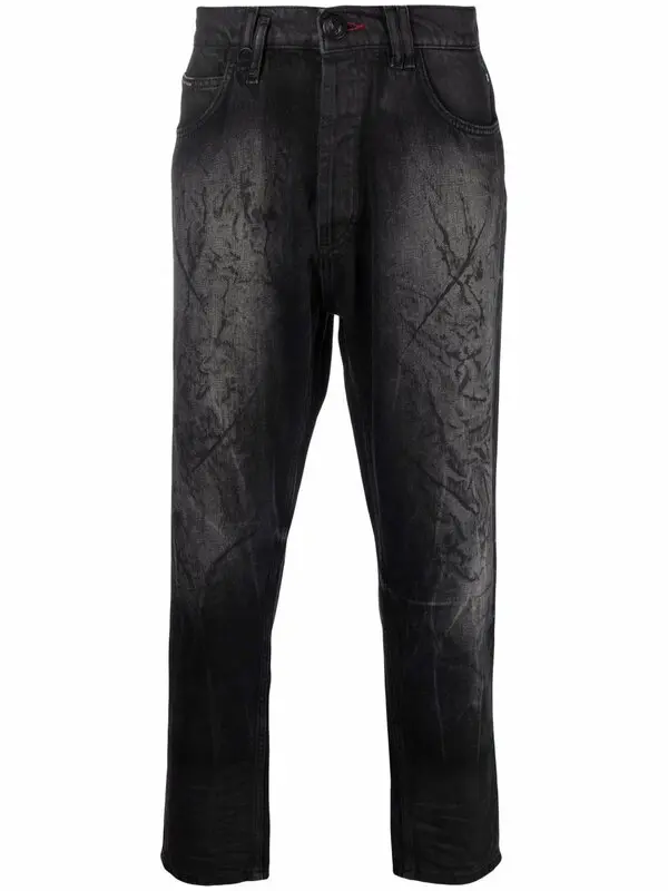 Philipp Plein Carrot-fit Denim Jeans