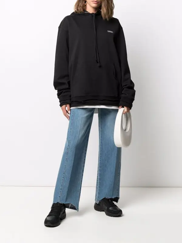 ADER ERROR Logo Patch Drawstring Hoodie