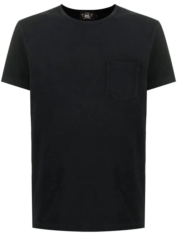 Ralph Lauren Pocket-detail Cotton T-shirt - Black