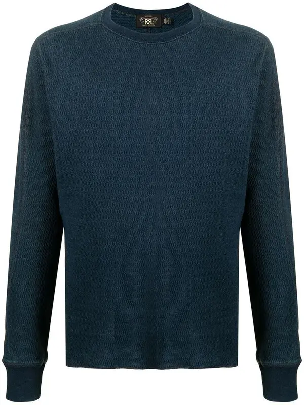 Ralph Lauren Jacquard Crewneck Long Sleeve Knit