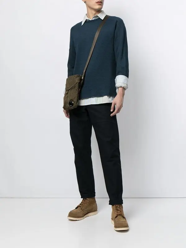 Ralph Lauren Jacquard Crewneck Long Sleeve Knit