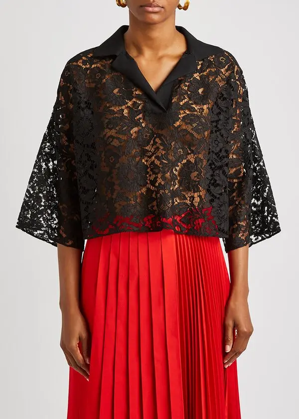 Valentino Garavani Guipure Lace Top