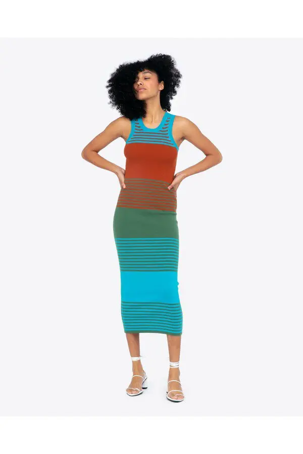Tanya Taylor Joelle Knit Dress In Natural - 50% Off | Editorialist