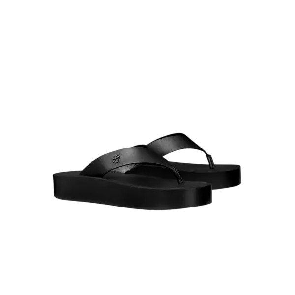 Tory Burch Platform Flip-flop - Black/black