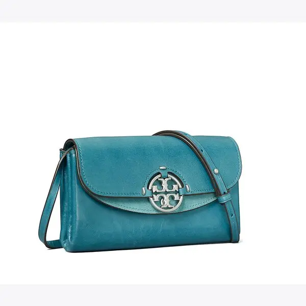 Tory Burch Miller Glazed Wallet Crossbody