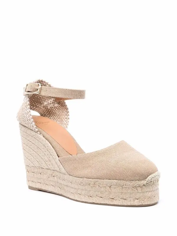 CastaÑer Carol Wedge Espadrilles - Neutrals