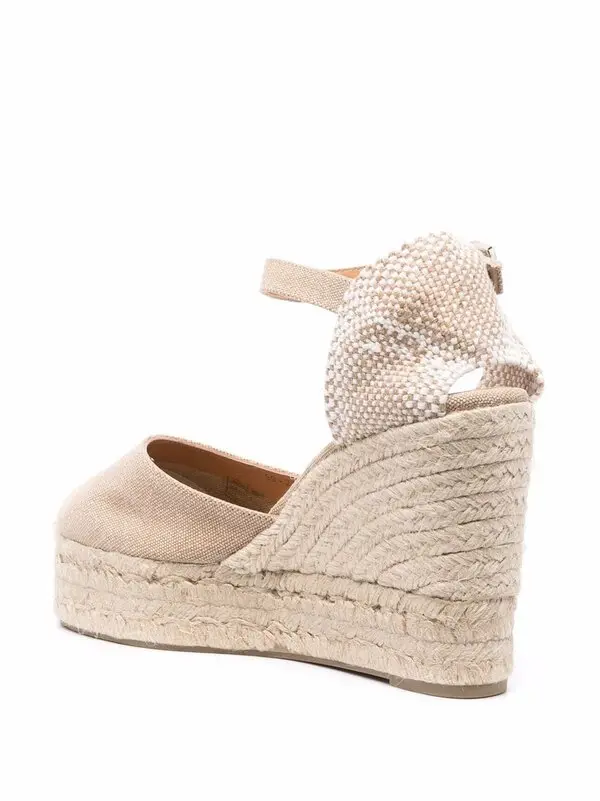 CastaÑer Carol Wedge Espadrilles - Neutrals