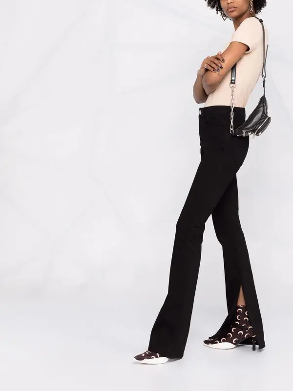 Philipp Plein High-rise Flared Jeans - Black