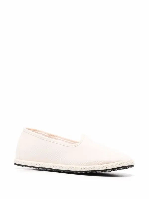 VIBI VENEZIA Grosgrain-trimmed Loafers