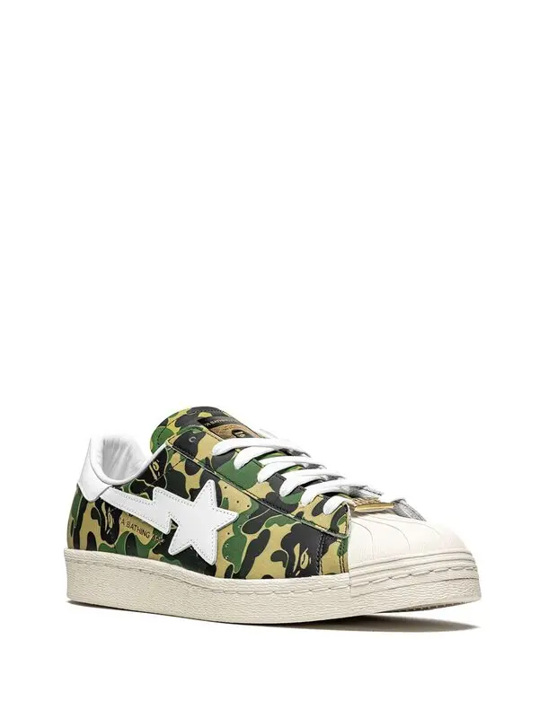 Adidas X Bape Superstar Camo Sneakers