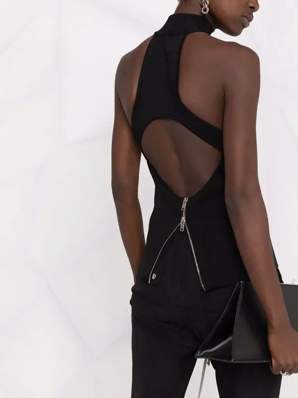 Givenchy Zip-detail Sleeveless Top