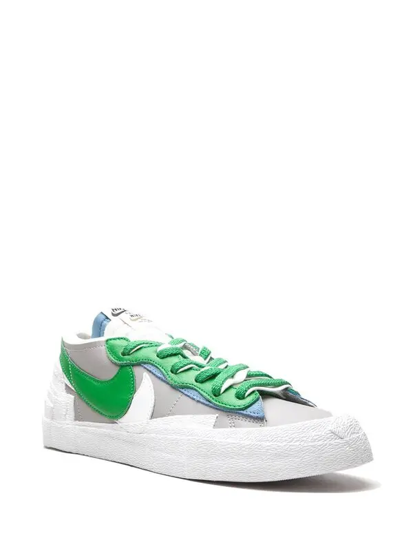 Nike X Sacai Blazer Low Classic Sneakers - Green