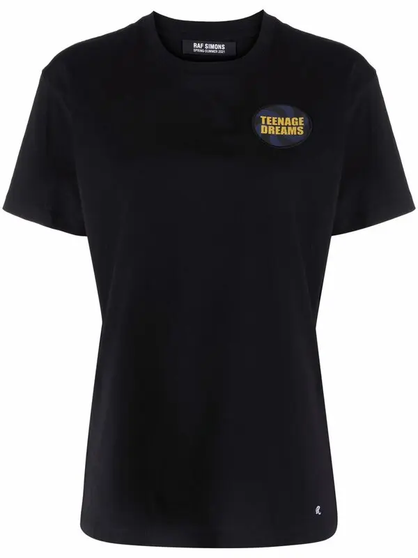 Raf Simons Patch-detail Cotton T-shirt