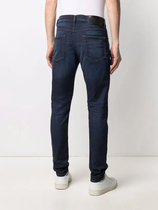 DIESEL® D-strukt Mid-rise Straight-leg Jeans - Blue