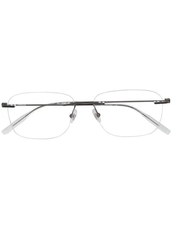 Montblanc Rimless Eyeglasses - Black