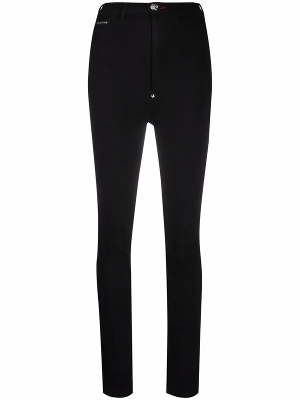 Philipp Plein Super High-waisted Jeggings - Black