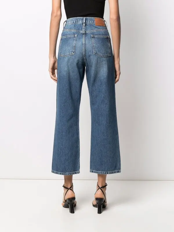 Philipp Plein Wide-leg Jeans - Blue
