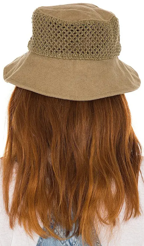 Rag & Bone Nando Bucket Netting Hat In Army